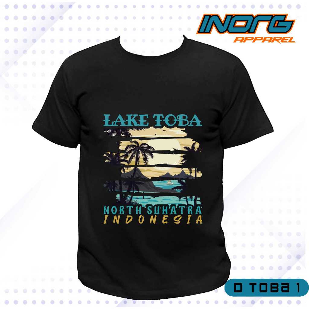 T-shirt souvenir from lake toba, north Sumatra, T-shirt, toba lake ...
