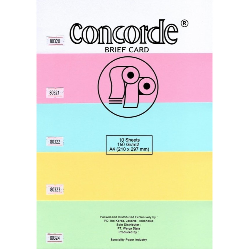 A4 Concorde Paper 90gsm / 160gsm / 220gsm | Shopee Malaysia