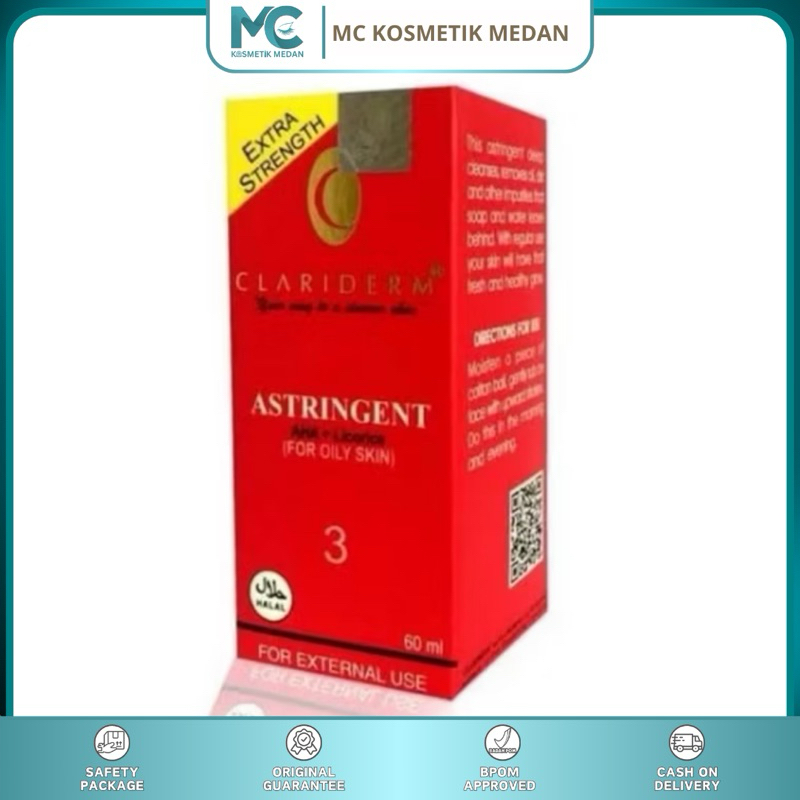 CLARIDERM TONER FOR ONLY SKIN 60ml | Shopee Malaysia