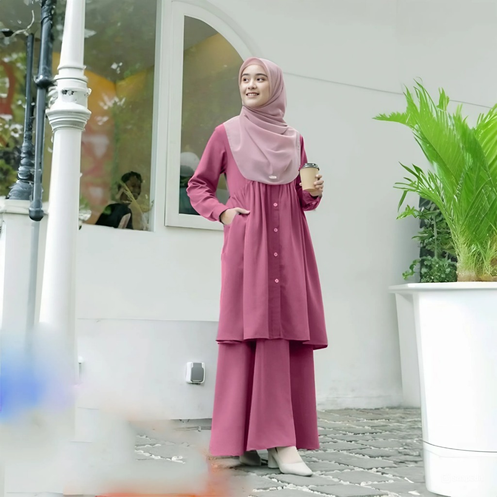 Drees Raysini Latest Model Full Buttons Busui Jumbo 2025 Cinkle Airflow ...