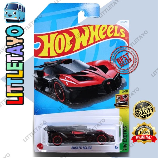 MERAH HITAM Hot Wheels Bugatti Bolide Black Blue Yellow Red Chiron ...