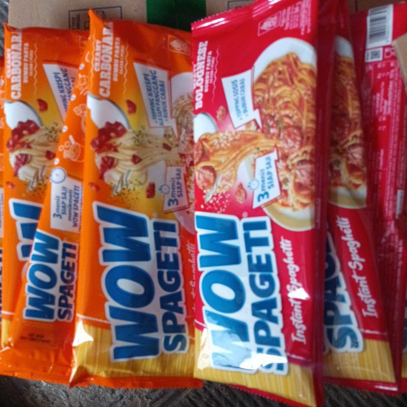 Pasta PACKAGE contains 5 Wow Spaghetti Creamy Carbonara Meaty Bolognese ...