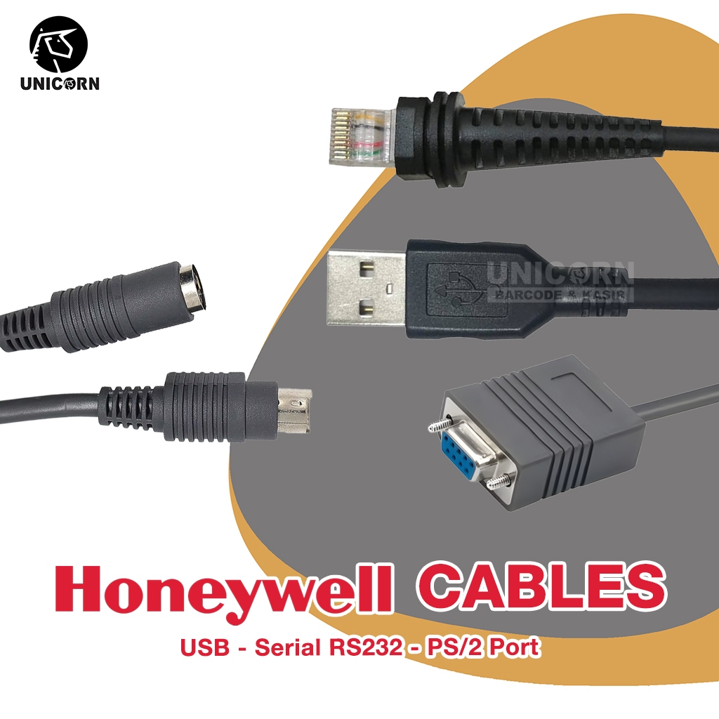 Honeywell USB Series PS2 Barcode Scanner Cables - All Type | Shopee ...