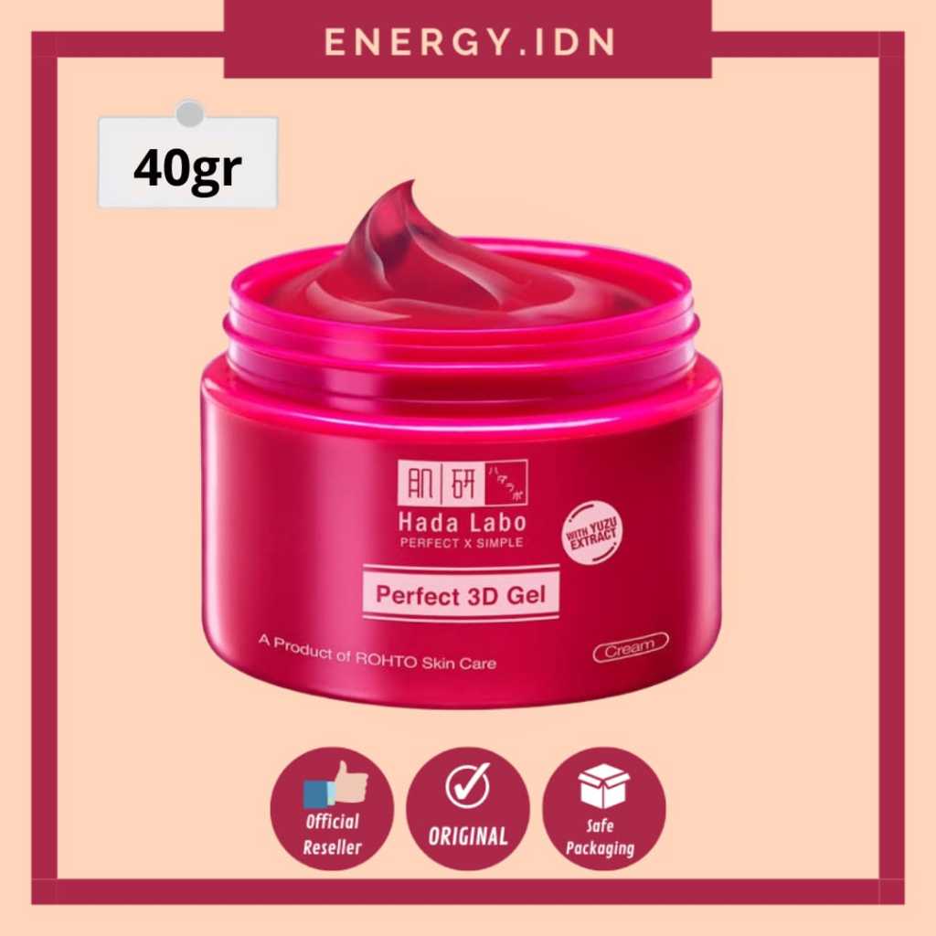 Hada Labo Perfect 3D Gel Moisturizer (40g) | Shopee Malaysia