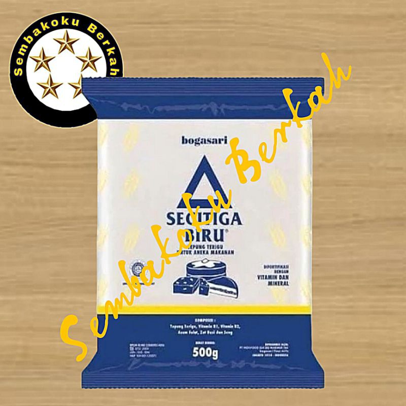 Blue Triangle Wheat Flour 500G, 1 DUS Contains 20 PCS (FREE INSTANT ...