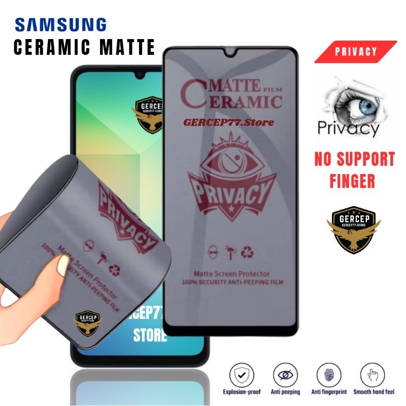 LAYAR Ceramic Matte Spy Samsung A16 5G A16 4G F05 F14 4G Mobile Screen ...