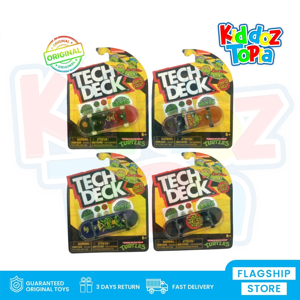 Tech Deck TECHDECK 96mm Fingerboard Single Pack Ninja Turtle Edition ...