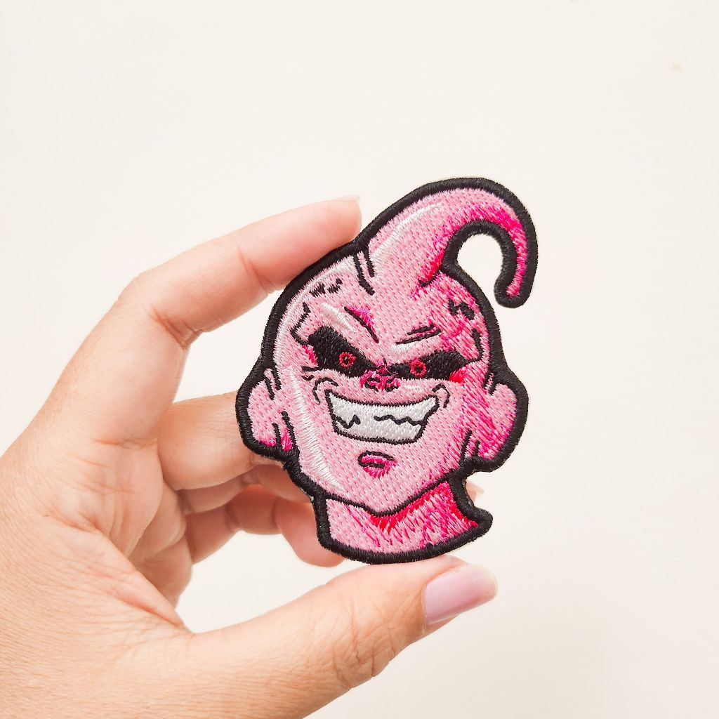 Anime EMBROIDERED PATCHES / BOO EMBROIDERED BADGE / MOJIN BUU DRAGON ...