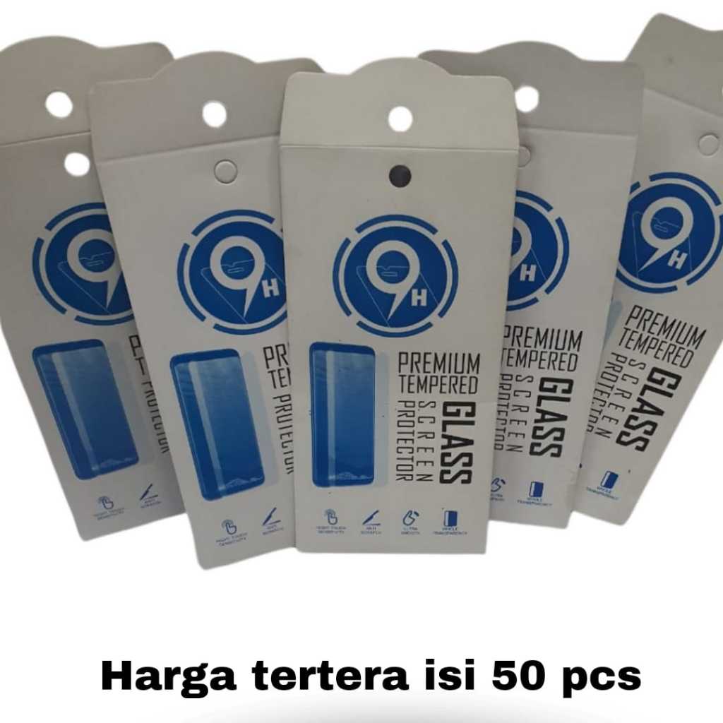 Universal tempered glass packaging contains 50 pcs | Shopee Malaysia