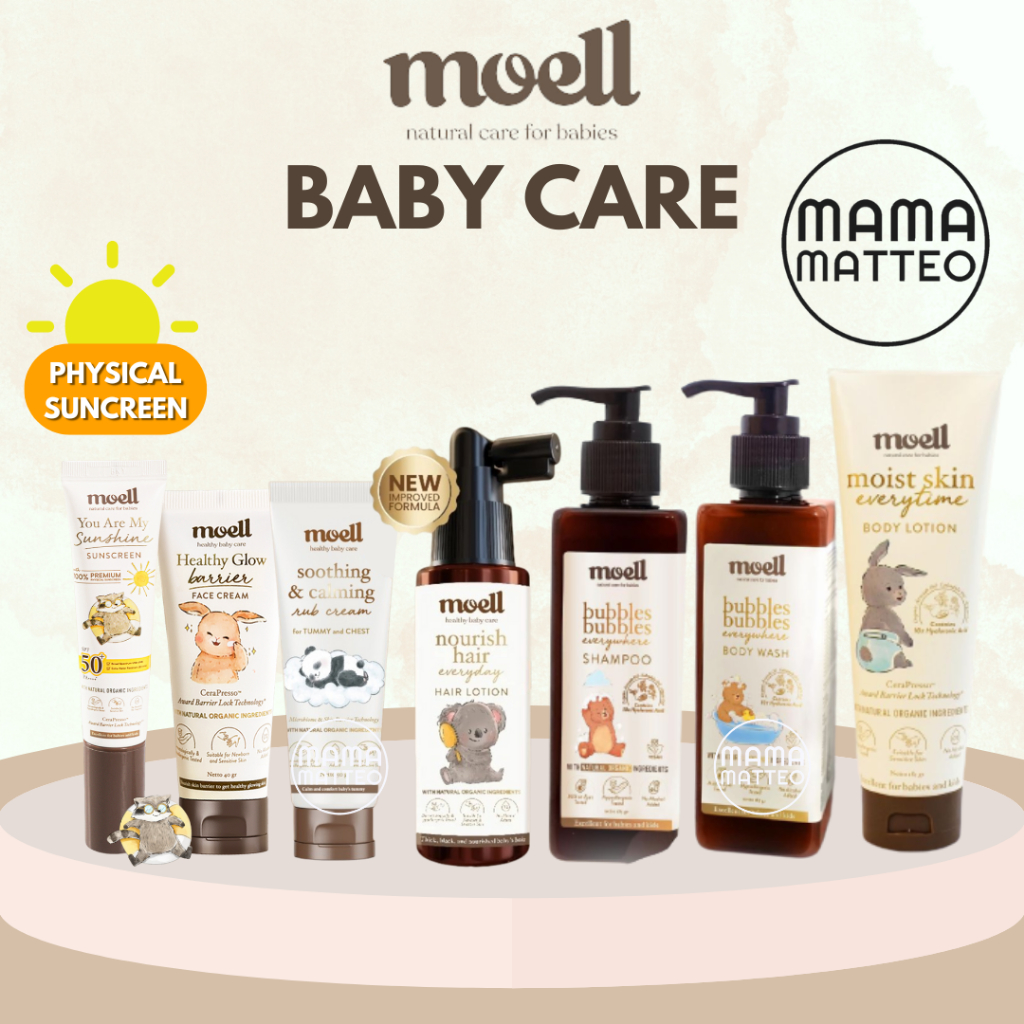 Moell Shampoo / Body Wash / Body Lotion / Hair Lotion / Sunscreen ...