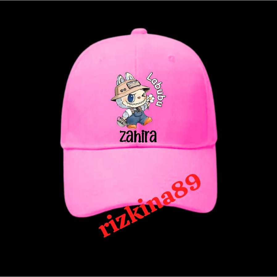 Children's Labubu Baseball Cap with Labubu Motif Screen Printing can be ...