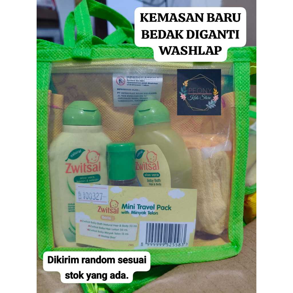 Zwitsal baby travel kit mini pack / Zwitsal baby small packaging ...