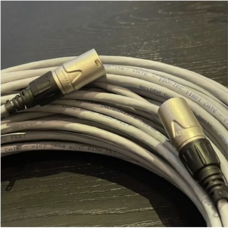Midas Cat Mixer Lan Cable 6 Belden Neutrik RJ45 50 Meters Behringer X32 ...