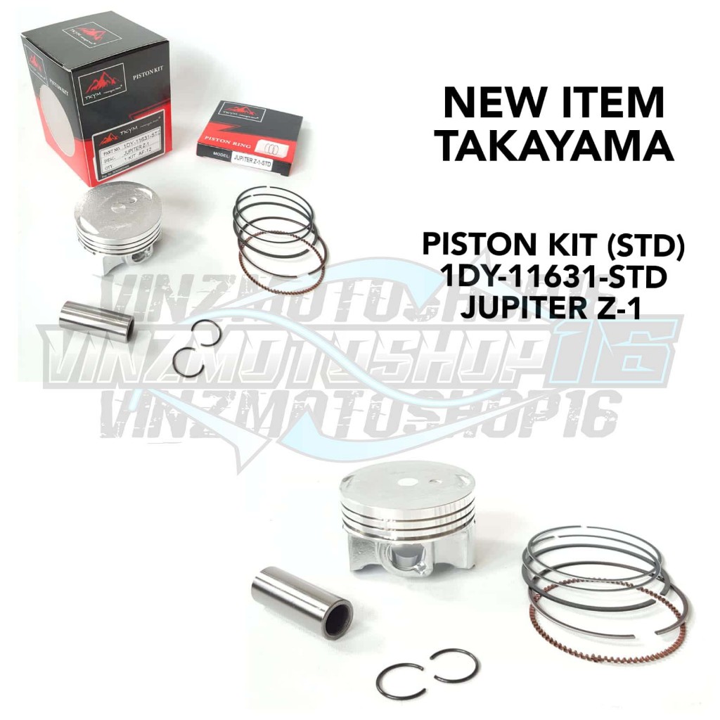 Piston Kit Piston Assy / Complete 1DY Jupiter Z1 / Force F1 Takayama ...
