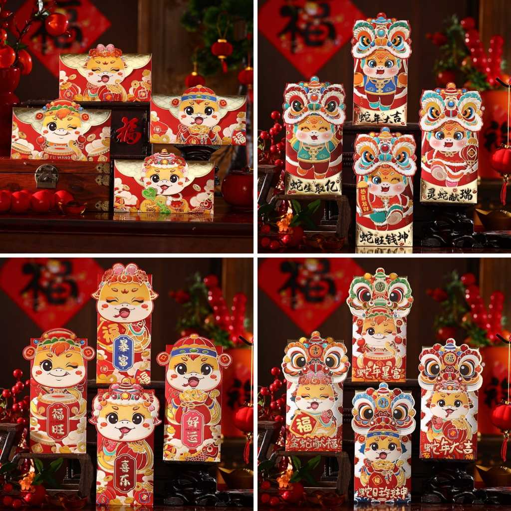 Premium Chinese New Year Angpao Snake 2025/ Premium sincia Angpau ...