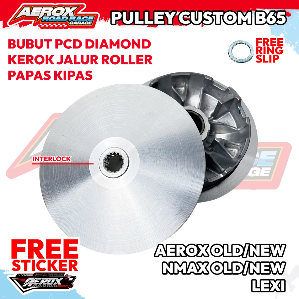 Custom B65 AEROX NMAX LEXI PULLEY | Shopee Malaysia