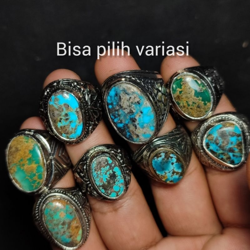 Natural PIRUS STONE / PIRUS ring alpaca can choose a variation | Shopee ...