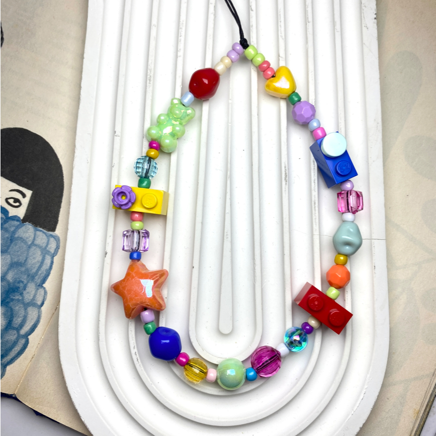 GANTUNGAN HP Boona Smiley Phone Strap (Phone Charm / Beads / Cell Phone ...