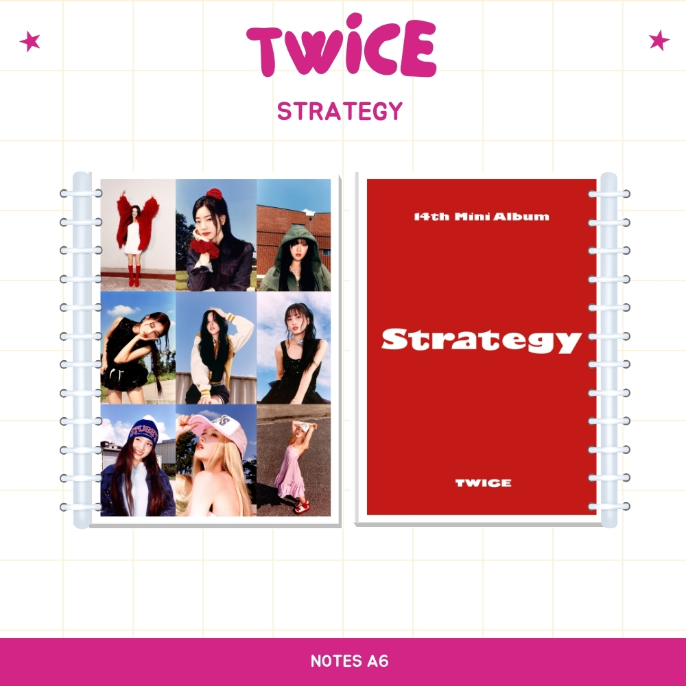 A6 NOTES TWICE STRATEGY (CONTENTS OF 40 HVS + 2 SIDED LAMINATION COVER ...