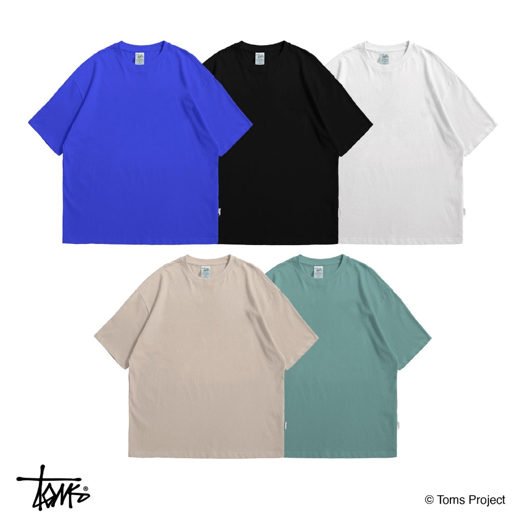 Toms Project - Oversized Tshirt 16's Heavyweight - Plain Embro Basic ...