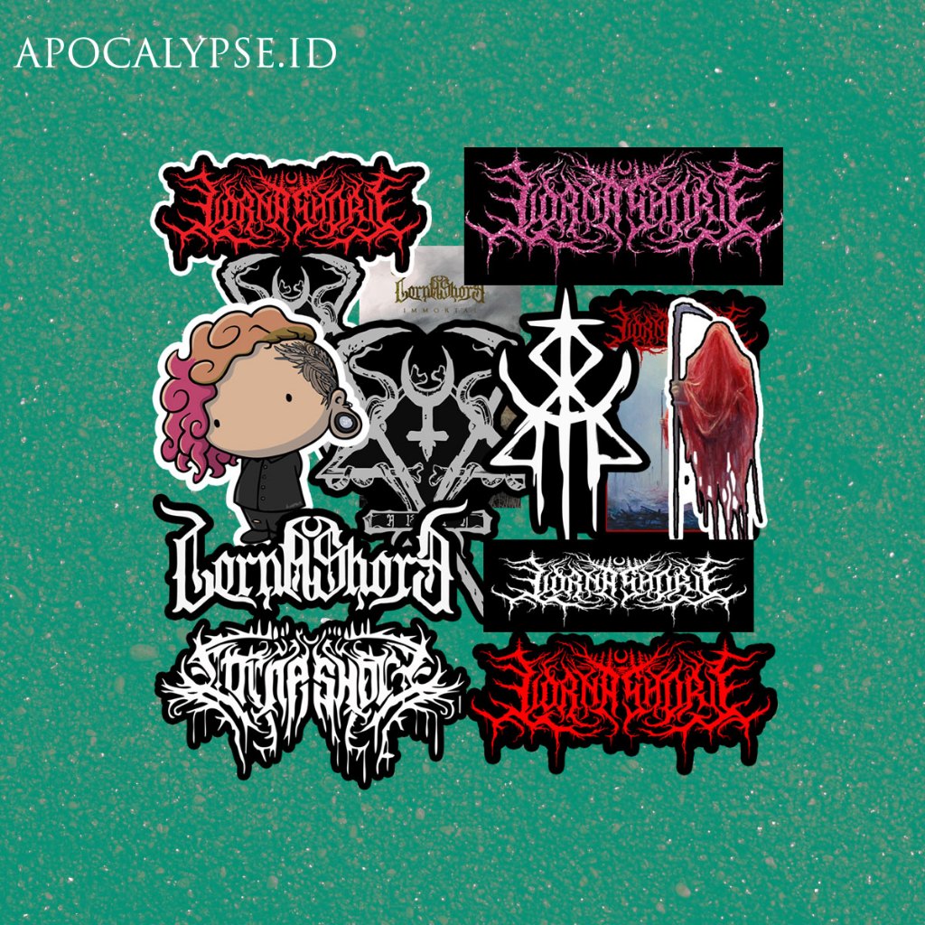 LORNA SHORE Sticker - METAL / DEATHORE / METALCORE / HYPECORE MUSIC ...