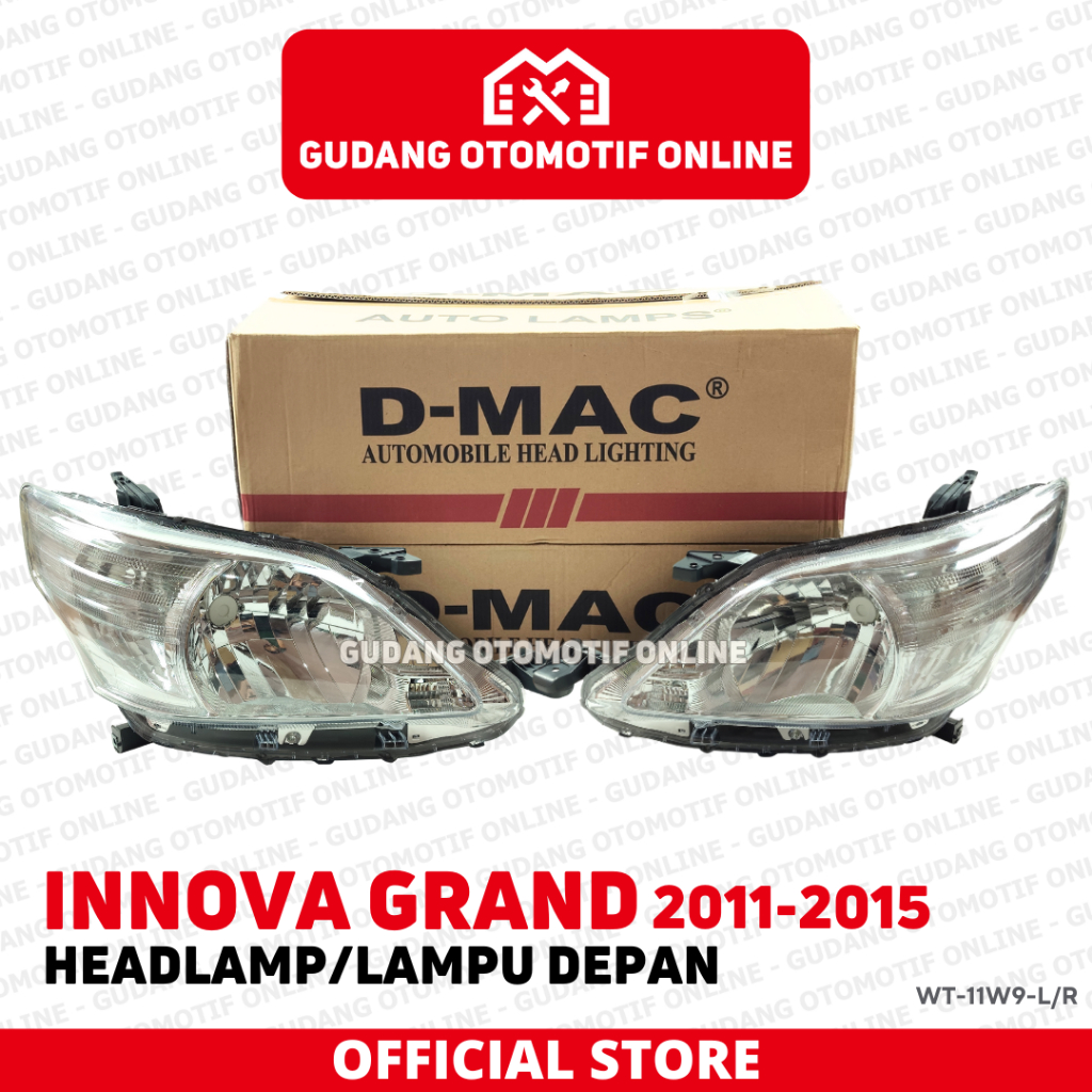 Headlamp Right Left Headlamp Toyota Kijang Innova Grand 2011 2012 2013 ...