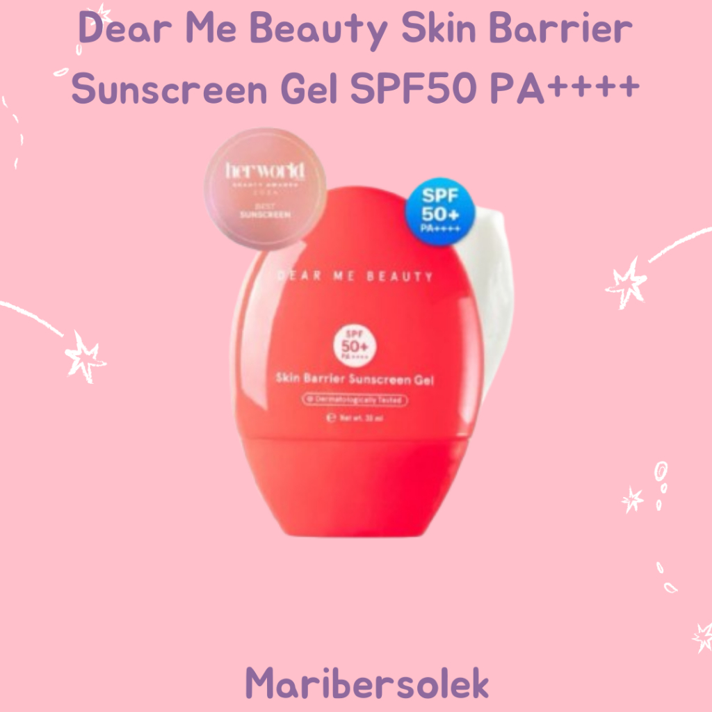 Dear Me Beauty Skin Barrier Sunscreen Gel SPF50+ PA++++ | Skin Barrier ...