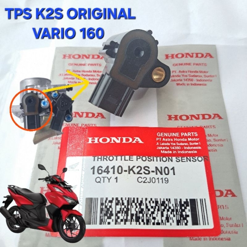 Original TPS Vario 160 K2S Throttle Position Sensor 16410-K2S-N01 ...