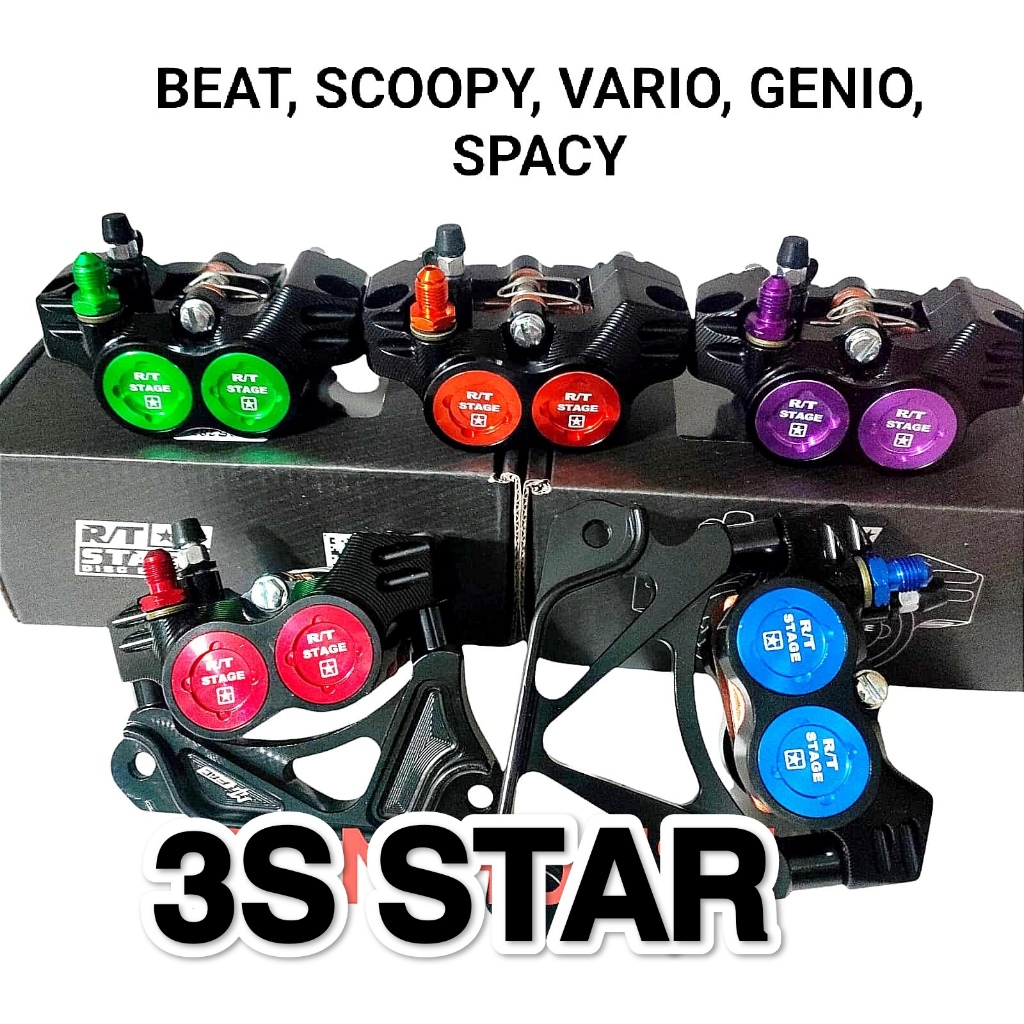 Formula CALIPER PACKAGE S6R/T STAGE 4 PISTON BEAT VARIO SCOOPY GENIO ...