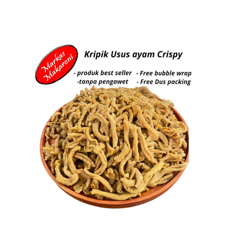Original crispy chicken intestine chips 250gr | Shopee Malaysia