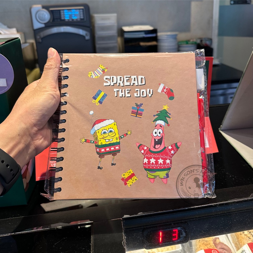 Starbucks Spongebob Squarepants & Patrick Notebook Craft Paper Blank ...