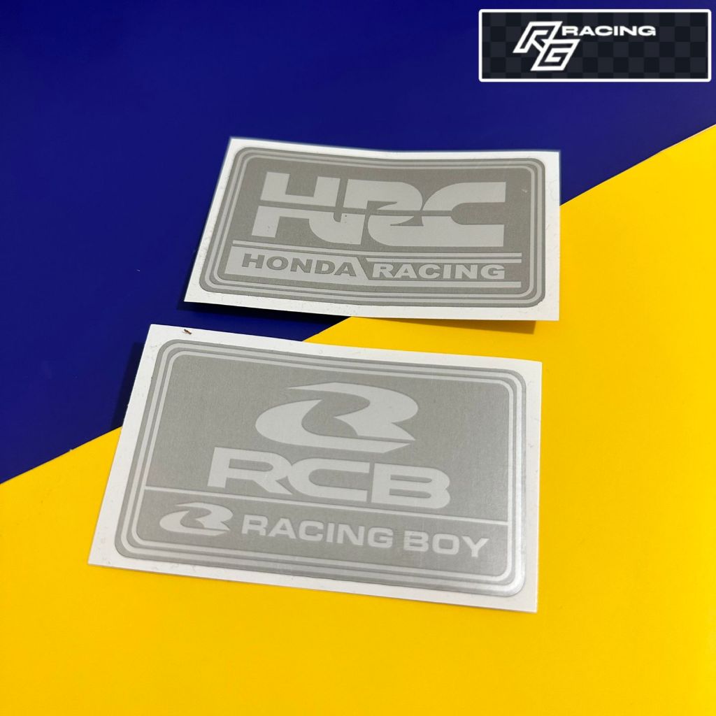 Racinggrup2 STICKER HUGGER EMBLEM MODEL STAINLESS THICK PREMIUM ...