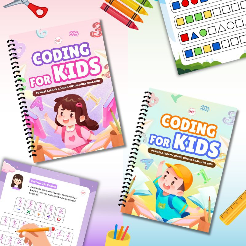 Jiujiu. id | Early Childhood Coding Learning Book - Coding Boys Girls - Coding Education ...