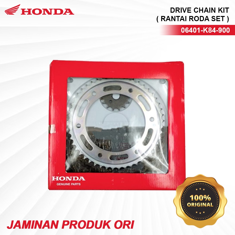 Original AHM Astra Honda Motor Drive Chain Kit (Wheel Chain Gear Set ...