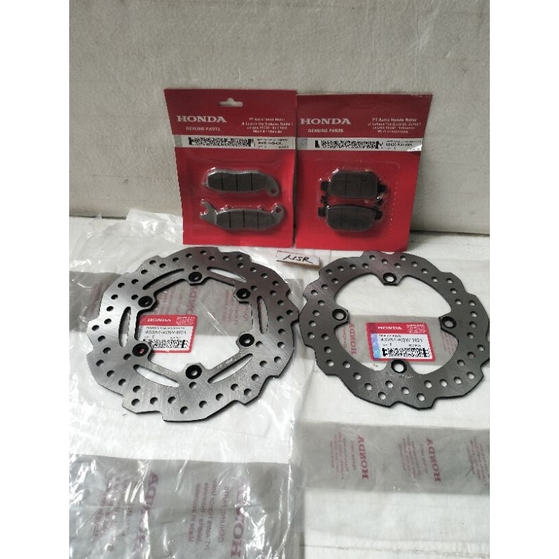 Front REAR DISC PLATE + FRONT REAR BRAKE CAMP FOR HONDA ADV 150 160 ABS ...