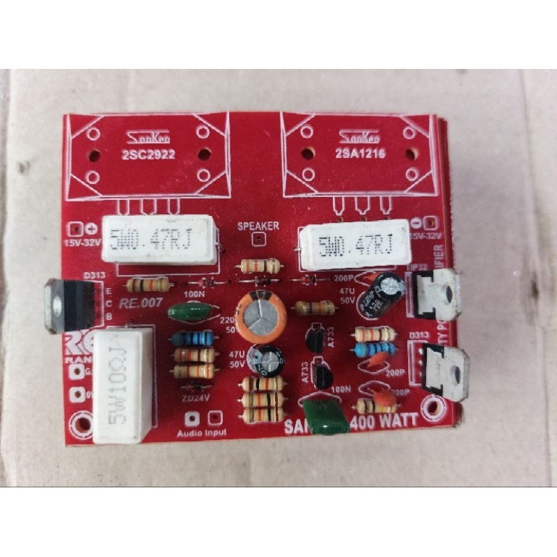 400 Watt Mono Power Amplifier Driver Kit | Shopee Malaysia