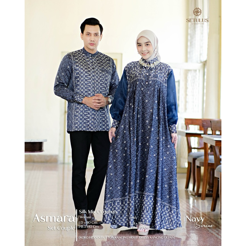 KEMEJA Asmara Set Couple by Tulus Sulus Signature - sarimbit Couple ...