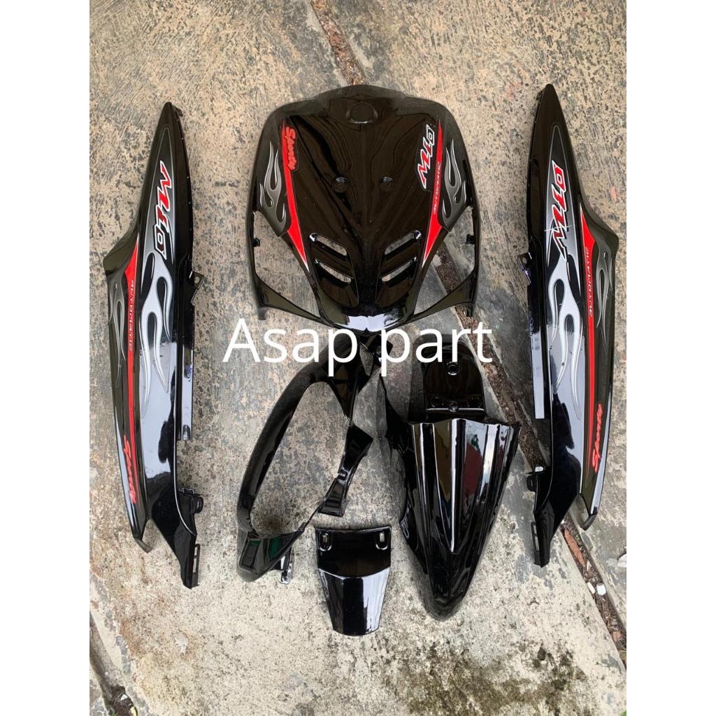 Mio sporty full set black body Cover | Shopee Malaysia