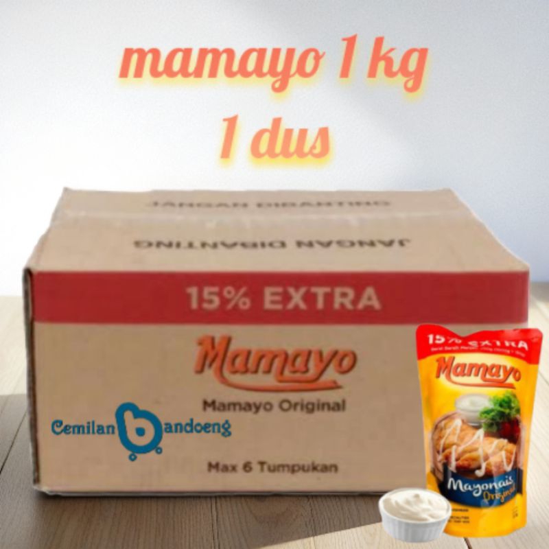 Mayonnaise mamayo 1 kg box packaging contains 12 pcs | Shopee Malaysia