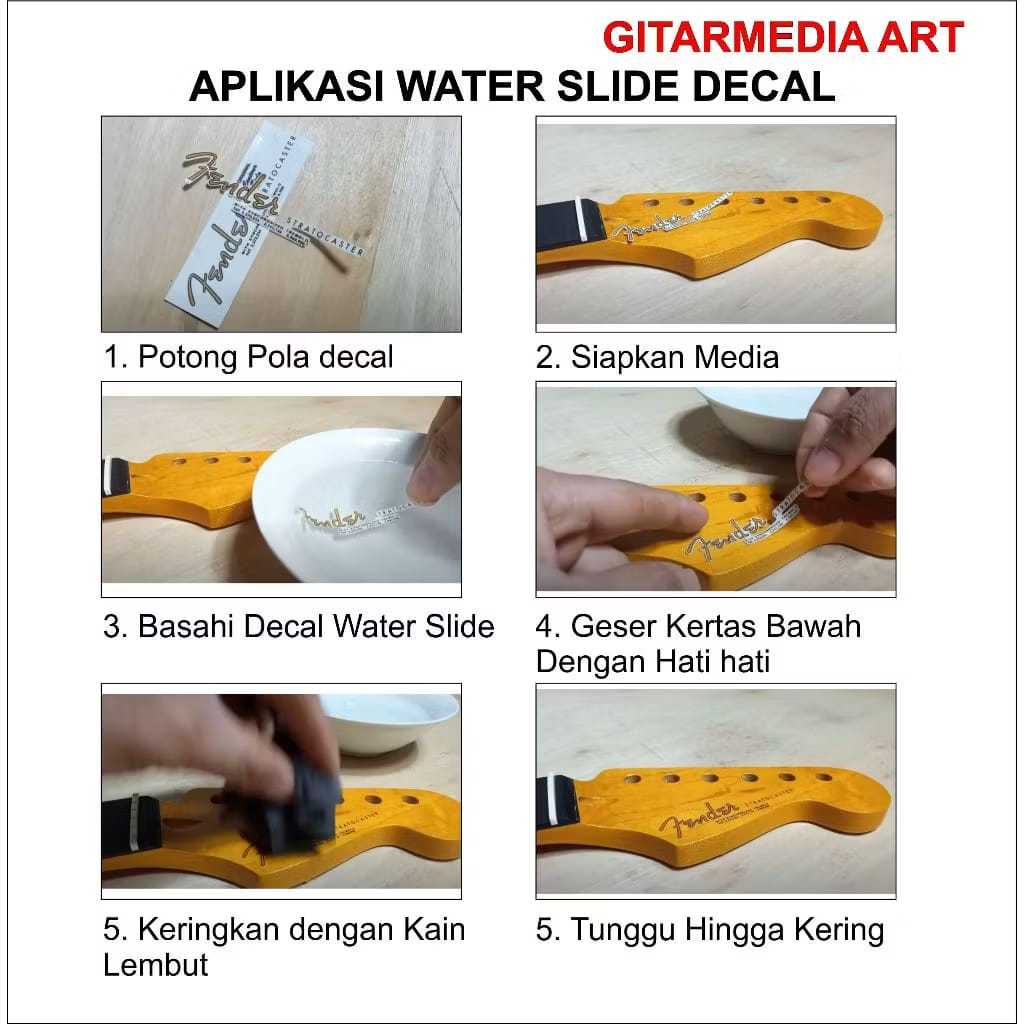 Gibson lespaul logo, gold water slide decal model | Shopee Malaysia