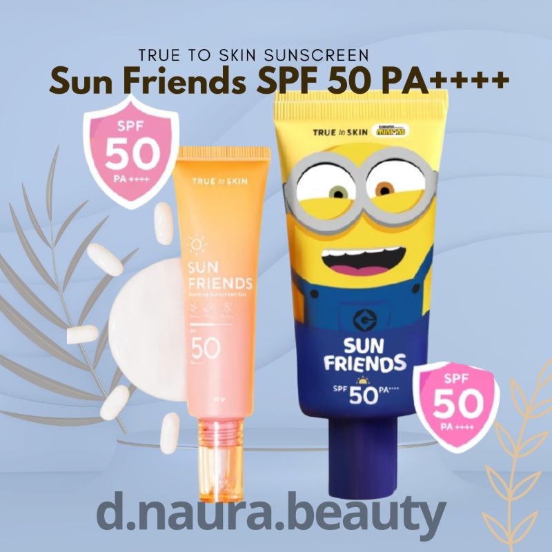(30gr & 50gr) True to Skin Sunfriends Sunscreen Gel SPF 50 PA ...