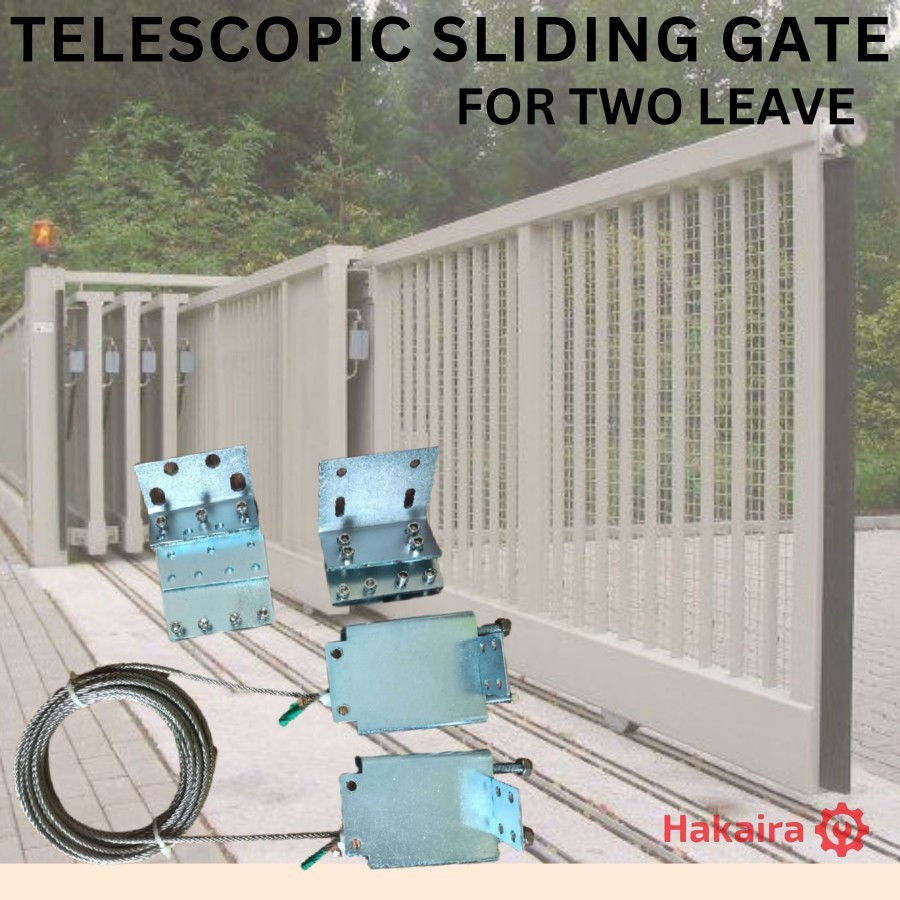 Telescopic sliding gate two leave - surabaya | Shopee Malaysia