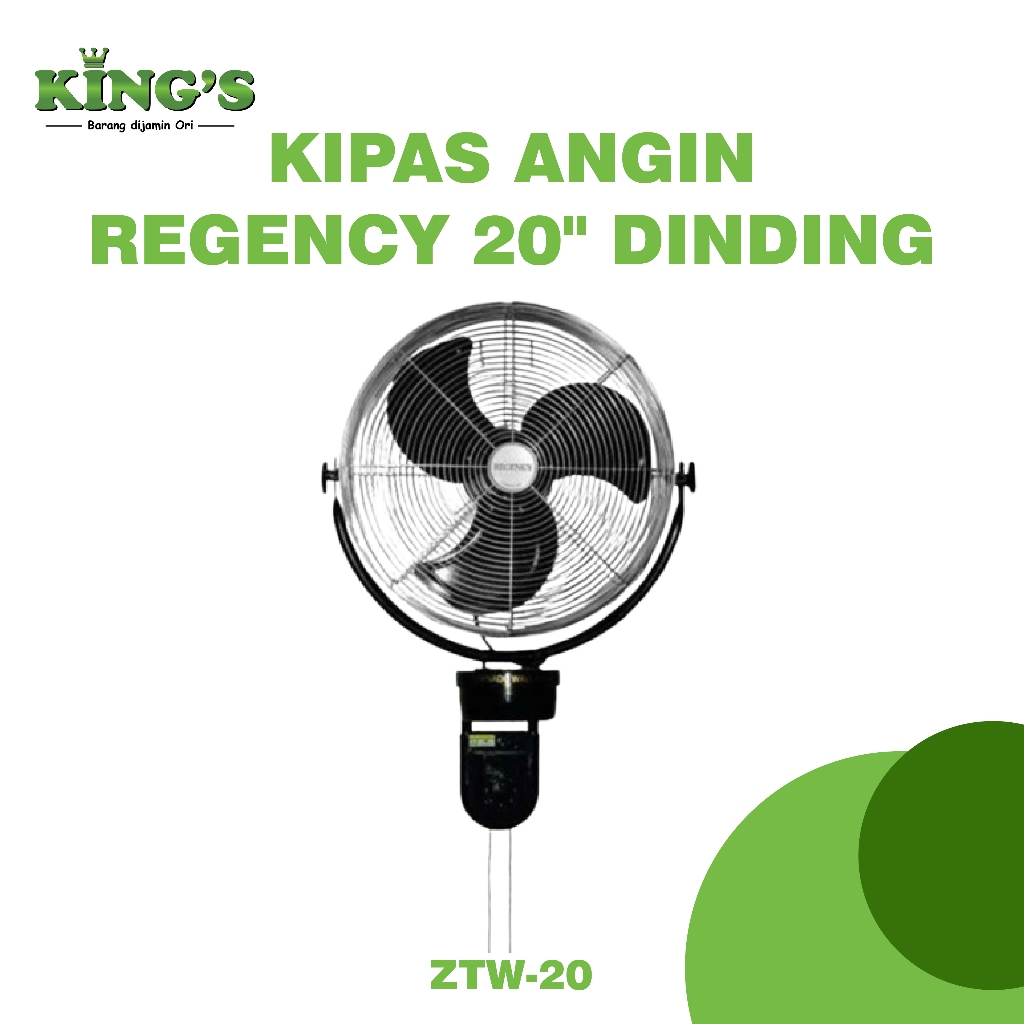 Regency Wall Fan Diameter 20 Inch TW-51-20INCH REKOEMNDASI | Shopee ...