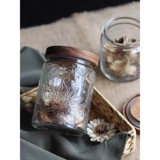 KAYU Air-tight WOODEN TUTU GLASS JARS ANTI-SPILL | Eid Jar | Cookie jar ...