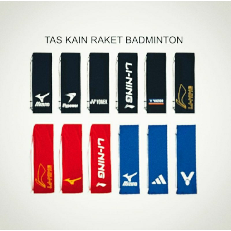 Badminton racket bag / racket drawstring bag / racket cover / racket ...