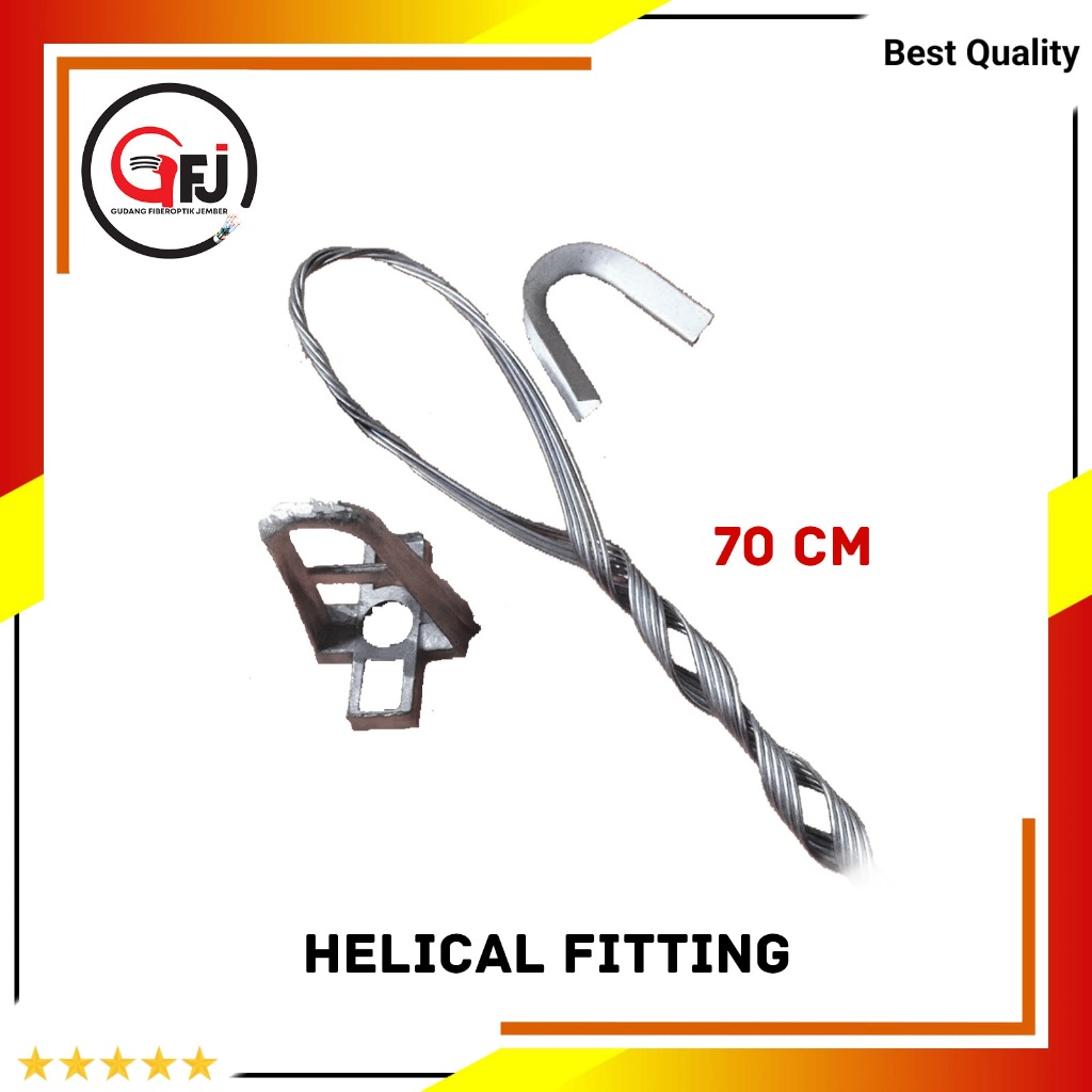 Dead AND HELICAL FITTING CABLE FO 24 CORE COMPLETE | Shopee Malaysia