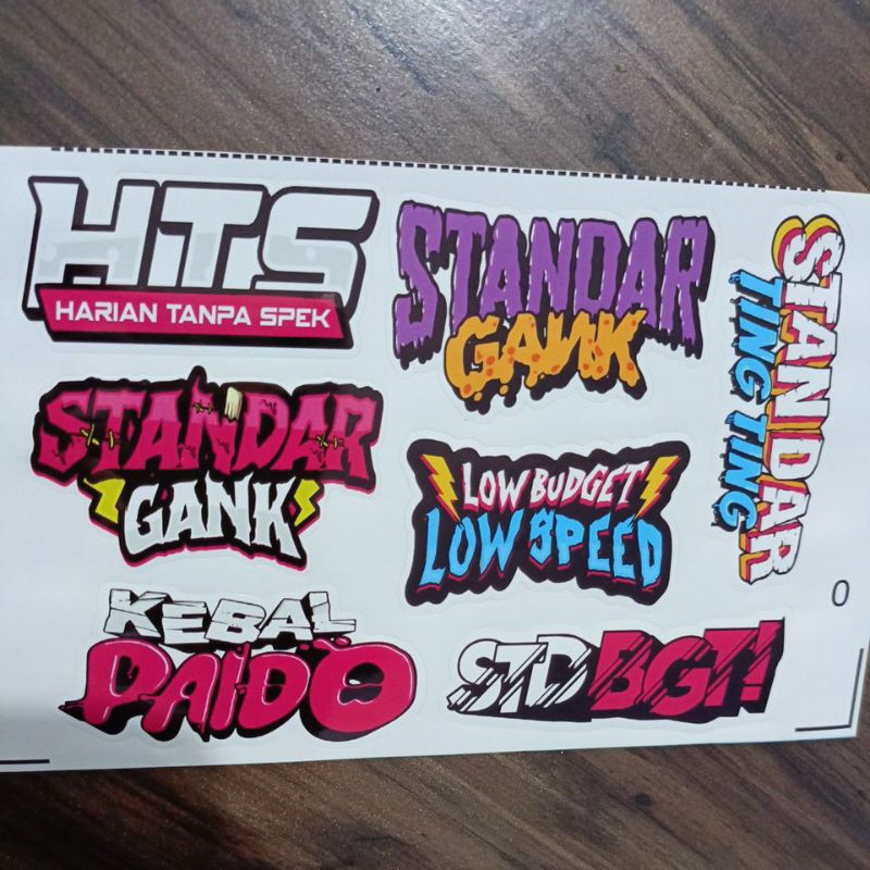 Hts DAILY STICKER WITHOUT SPEC STICKER PACK TINH TING STANDARD ...