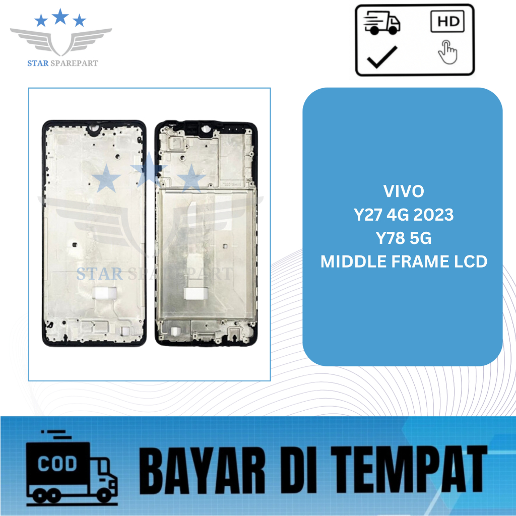 Middle FRAME LCD VIVO Y27 4G 2023 / Y78 5G / LCD STAND | Shopee Malaysia