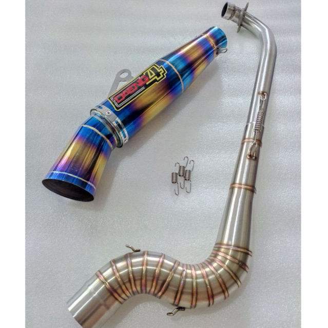 Daeng sai4 Pipe canister conical open specs exhaust Pipe for Wave 125 ...