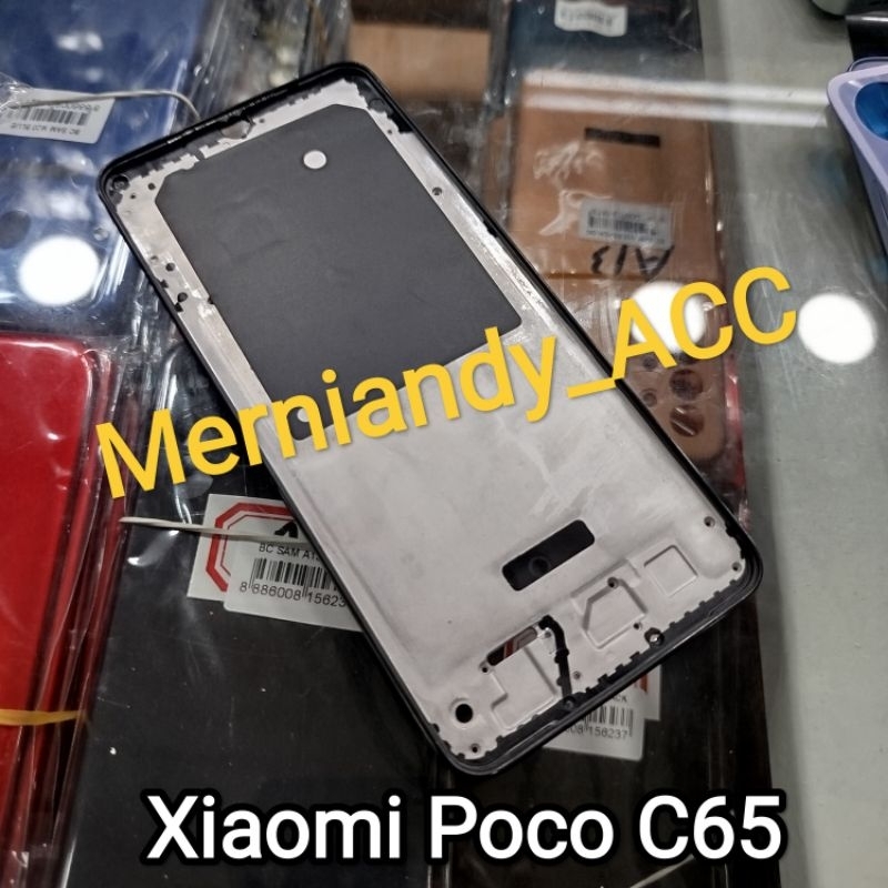 MESIN Middle bone Frame Xiaomi Poco C65 lcd bone machine coaster ...